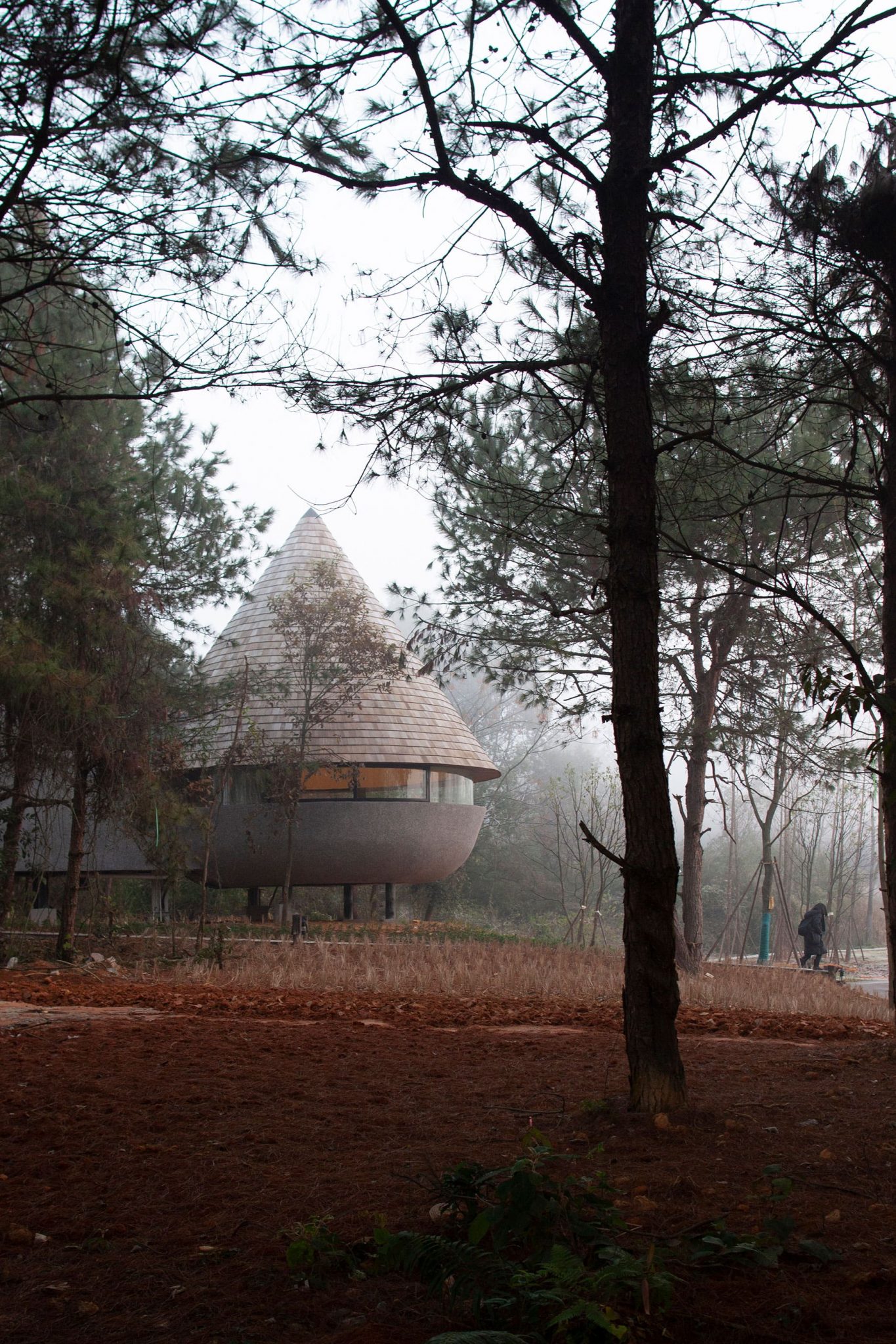 ZJJZ Atelier Designs A Mushroom-Shaped Guest House In The Middle Of A ...
