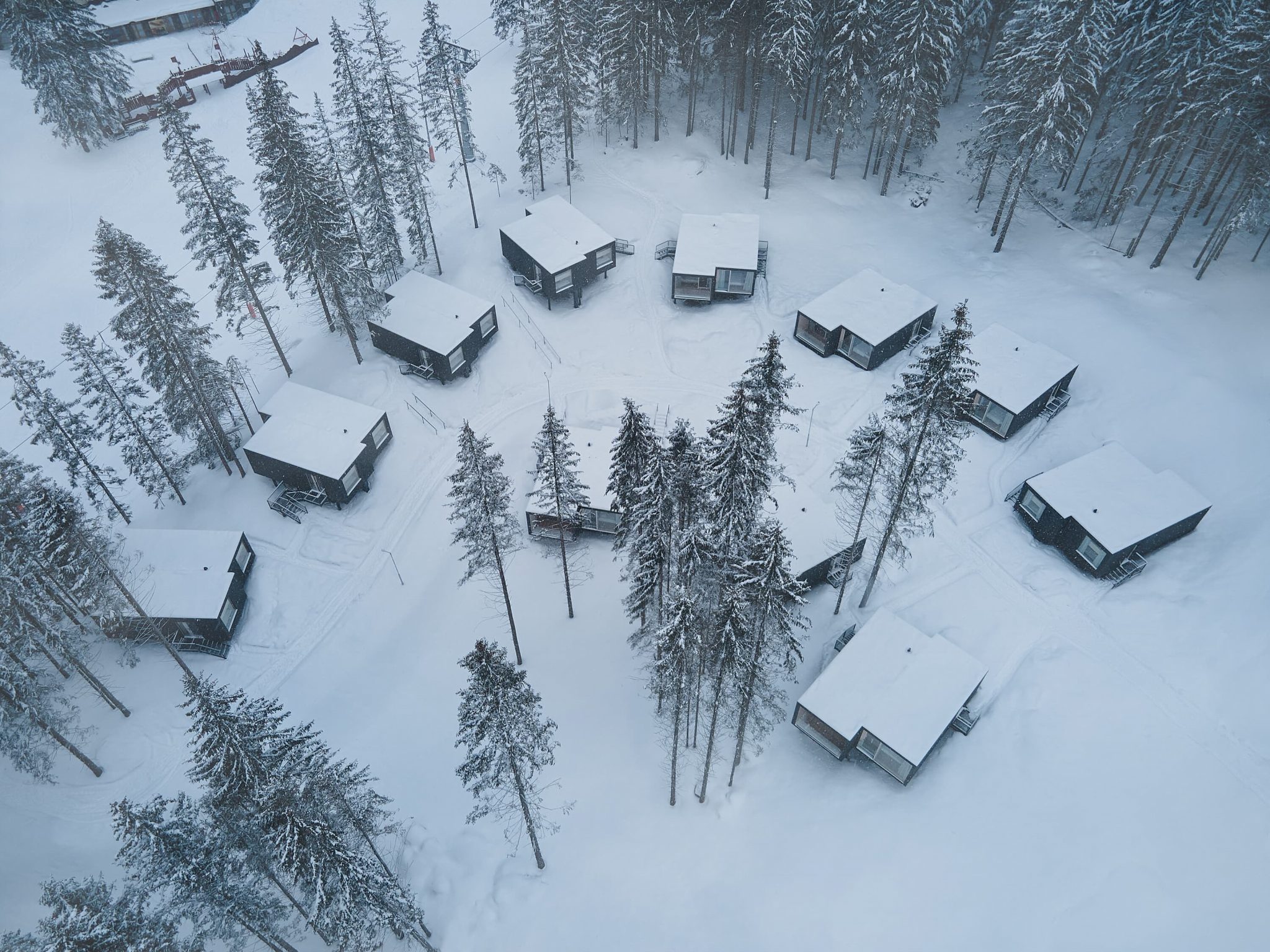 Ark Shelter’s Minimal Cabins In The Snow-Covered Mountains Of Slovakia ...