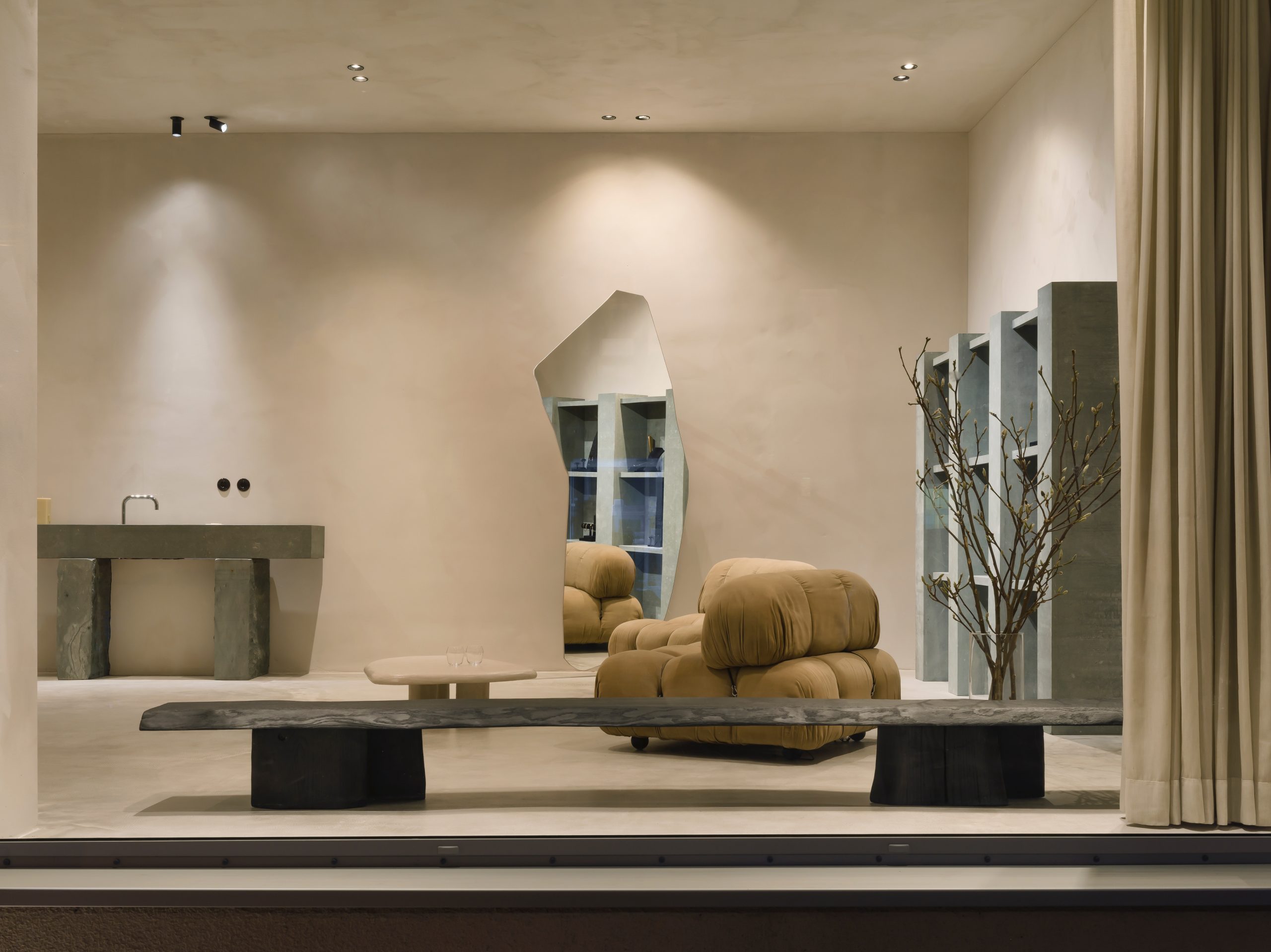 In Berlin, A Sculptural, Monolithic Look For The New Interior Of Lilian ...