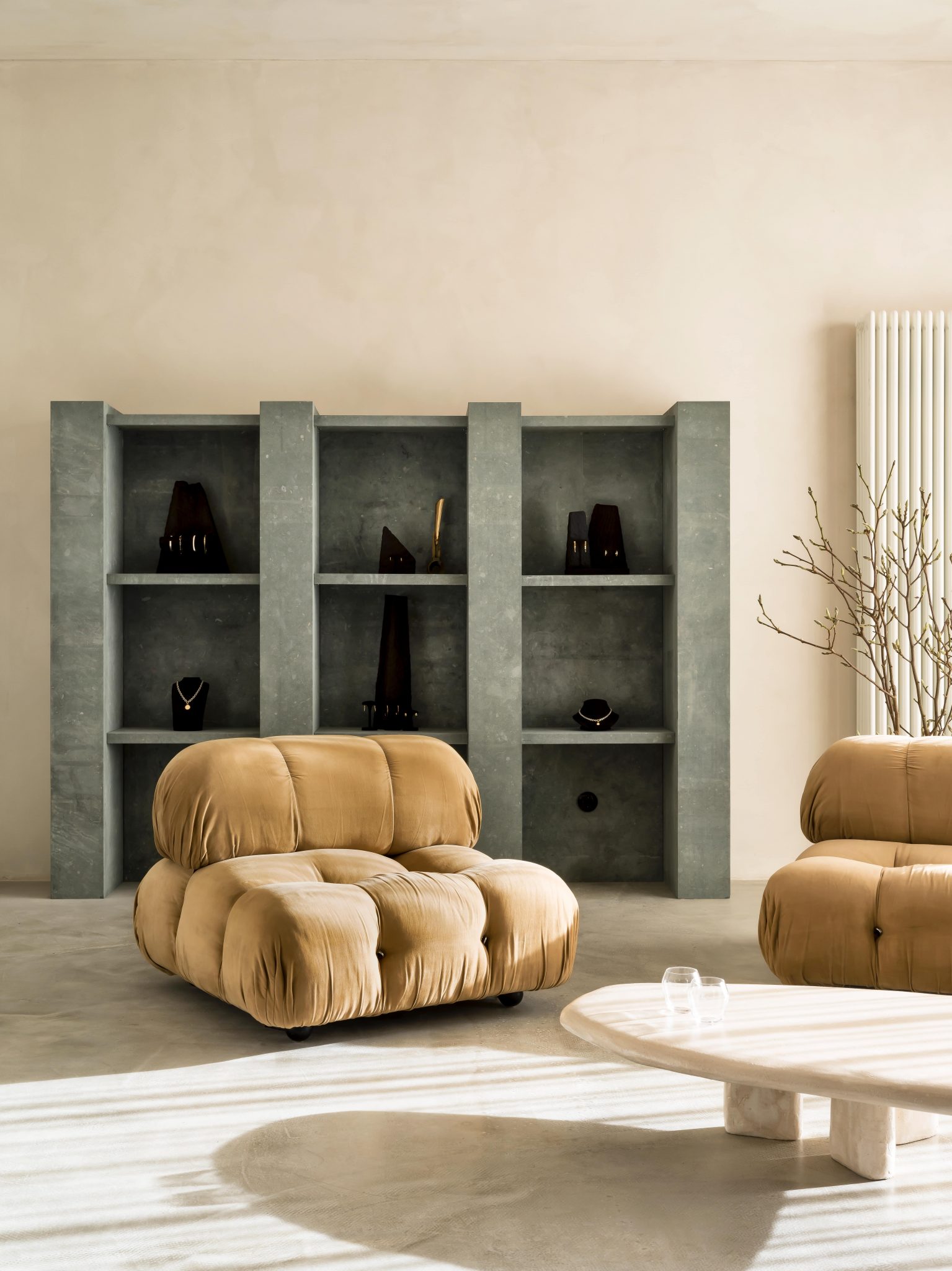 In Berlin, A Sculptural, Monolithic Look For The New Interior Of Lilian ...