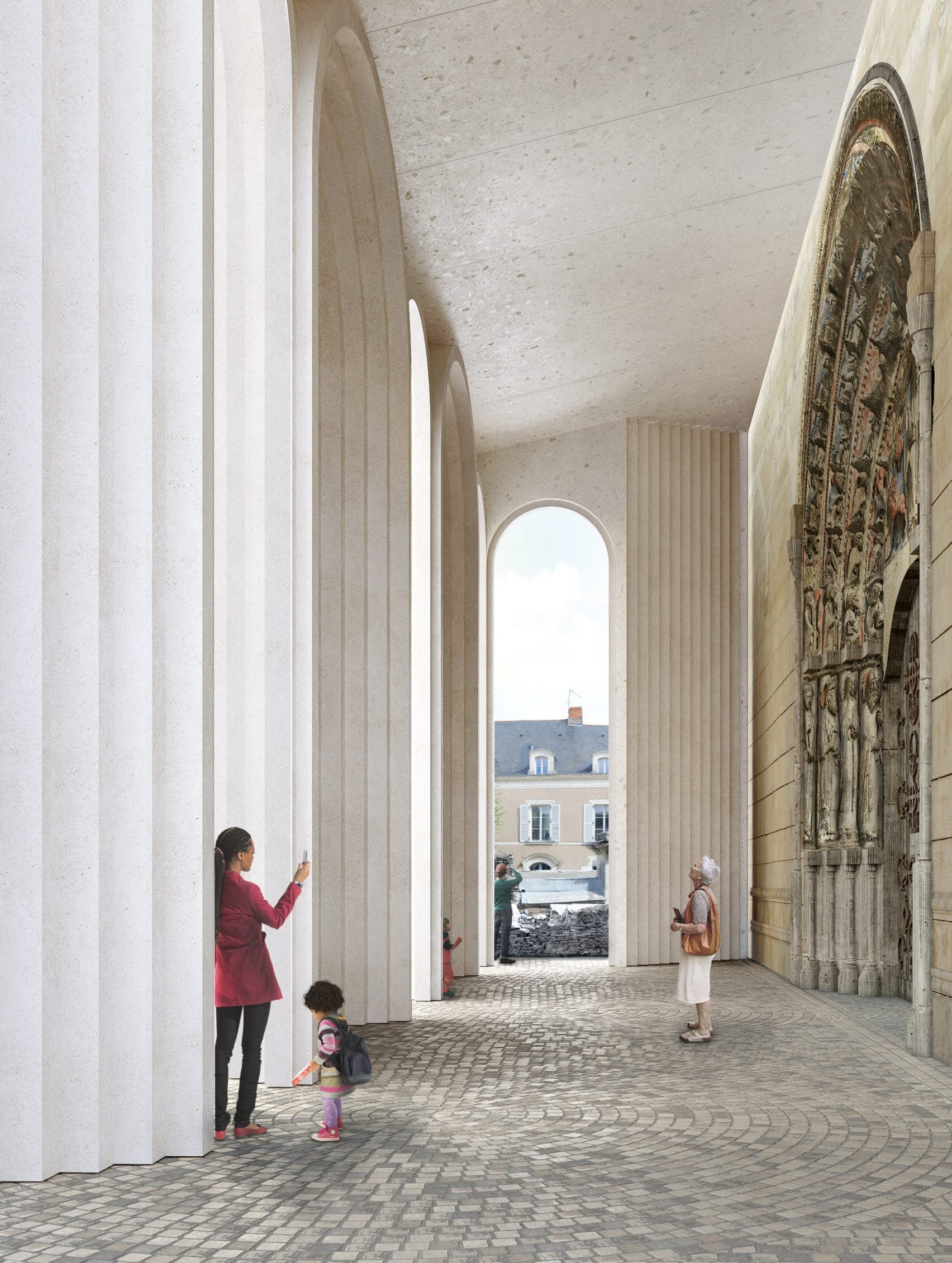 In France, Kengo Kuma Architects Adds Beautiful Arches To The Gothic Angers Cathedral - IGNANT