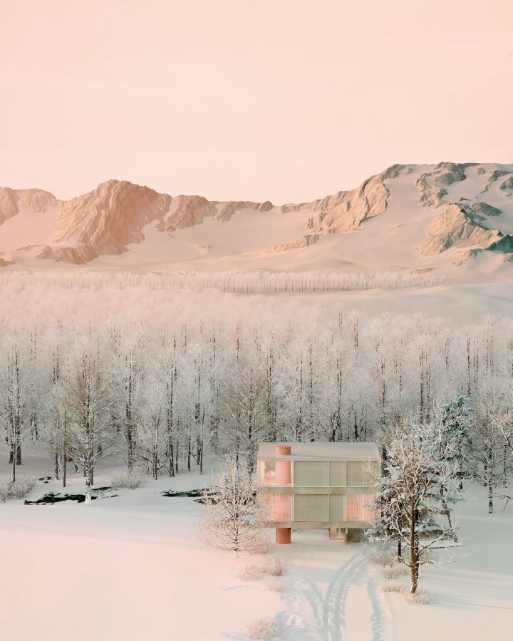 A Majestic, Snow-Covered Winter Wonderland For The Metaverse, By Andrés ...