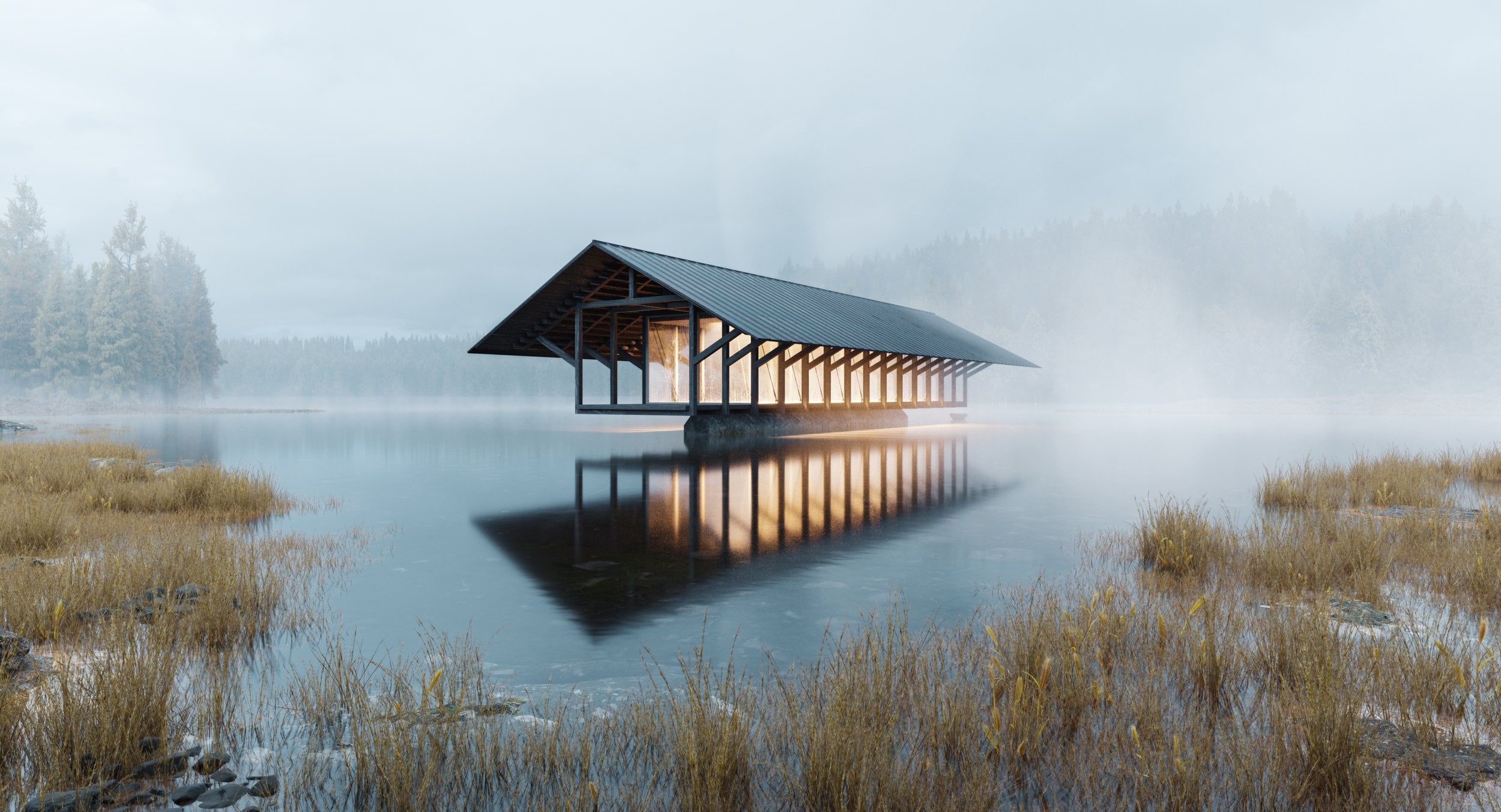 Marc Thorpe Design Envisions Ethereal And Floating Crystal Lake ...